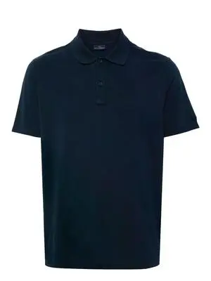 Paul & Shark Piqué-weave Polo Shirt - Blue