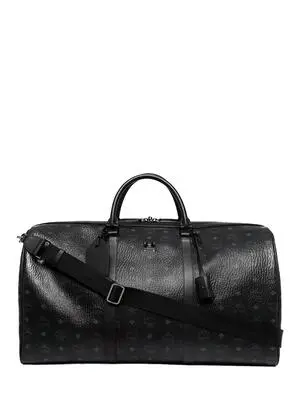 Mcm Ottomar Monogram Holdall - Black