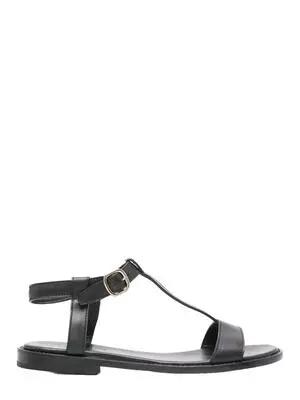 DOUCAL'S Buckle-fastening Leather Sandals - Black
