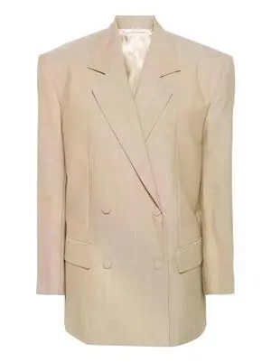 Givenchy Double-breasted Wool Blazer - Neutrals