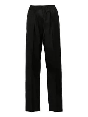 Isabel Marant Étoile Liska Plaid Wool Trousers - Grey