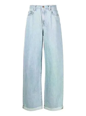 WASHINGTON DEE-CEE High-waist Wide-leg Jeans - Blue