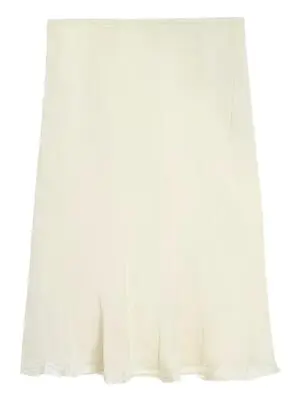 JIL SANDER Satin Mini Skirt