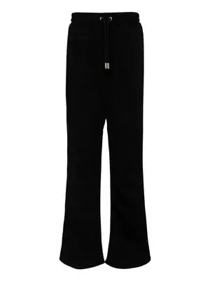 Off-White Diag-stripe Embroidered Track Pants - Black