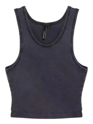 ENTIRE STUDIOS Cropped Tank Top - Blue