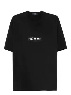 Comme Des Garçons Logo-print T-shirt - Black