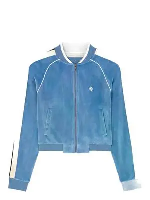 Palm Angels Oval Palm Track Jacket - Blue