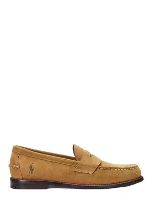 Polo Ralph Lauren Alston Suede Loafers - Orange