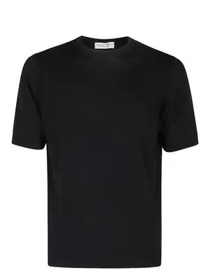 FILIPPO DE LAURENTIIS Short-sleeve Crew Neck T-shirt - Black