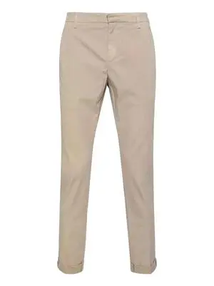 DONDUP Slim-fit Chino Trousers - Neutrals