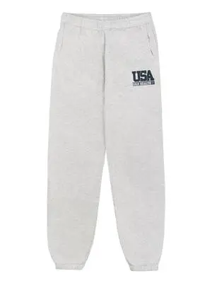 SPORTY & RICH Team Usa Track Pants - Grey