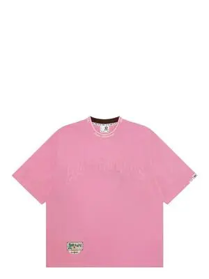 AAPE BY *A BATHING APE Logo-embossed T-shirt - Pink