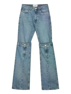 Coperni Mid-rise Wide-leg Jeans - Blue