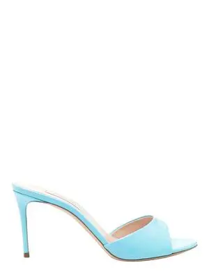 Casadei Patent-Finish Stiletto Heel Sandals Blue