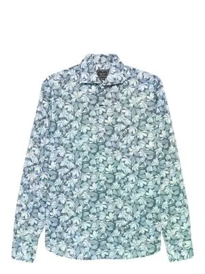 ORIAN Floral-print Shirt - Blue