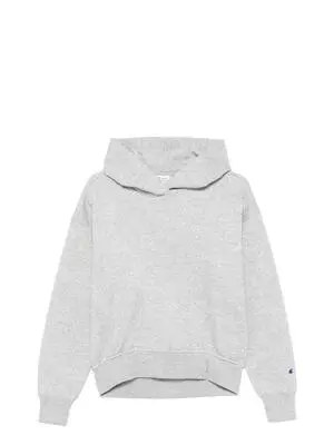 Champion Embroidered-logo Hoodie - Grey