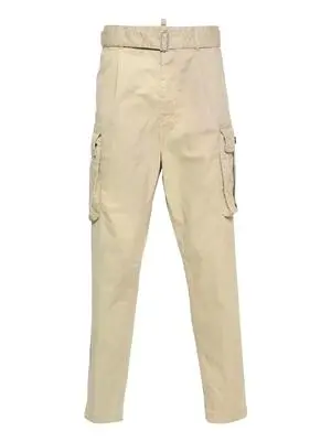 Dsquared2 Tapered-leg Cargo Trousers - Neutrals