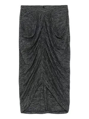 MARANT ETOILE Ilis Midi Skirt - Grey