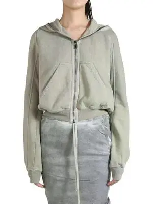 Rick Owens Cotton Hoodie - Neutrals