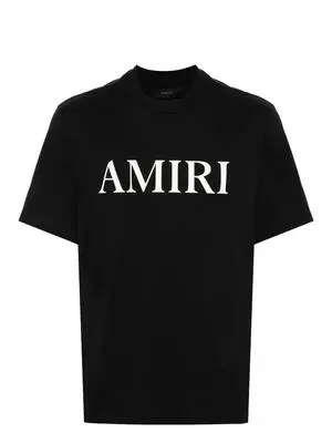 Amiri Rubberised-logo T-shirt Black