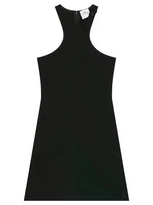 COURREGES Scuba Mini Dress - Black