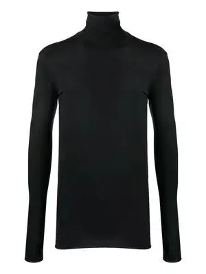 SAPIO High-neck Long-sleeve T-shirt - Black