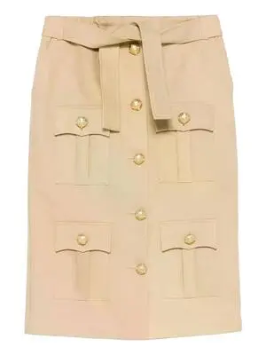 Giuseppe Di Morabito Cargo Midi Skirt - Neutrals