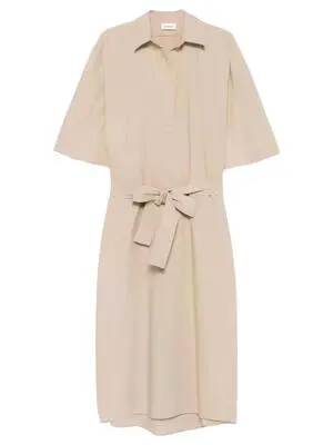 P.a.r.o.s.h Canyox Midi Dress - Neutrals