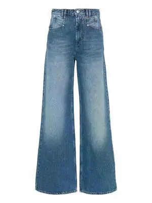 Isabel Marant Étoile Lemony Wide-leg Jeans - Blue