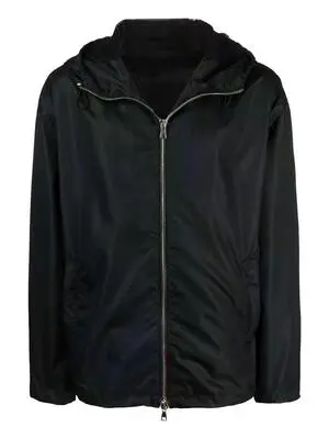 Balmain Logo-print Hooded Jacket - Black
