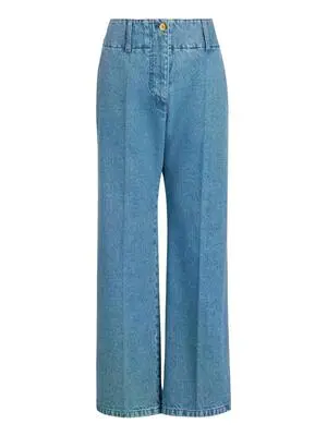 PATOU Wide-leg Jeans - Blue