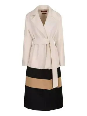 Max Mara Arena Color-block Coat - Neutrals
