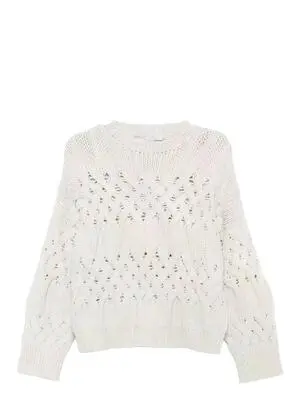 Brunello Cucinelli Cable-knit Cashmere Sweater - Grey