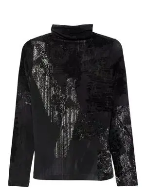 Y’s Abstract-print Top - Black