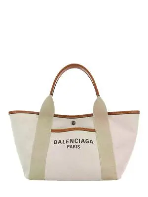 Balenciaga Biarritz Tote Bag Neutrals