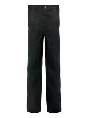 MARANT Leonel Straight-leg Cotton Trousers - Black
