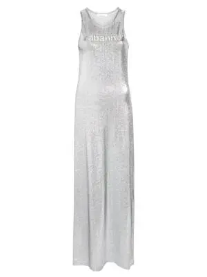 Rabanne Metallic-finish Sleeveless Dress - Silver