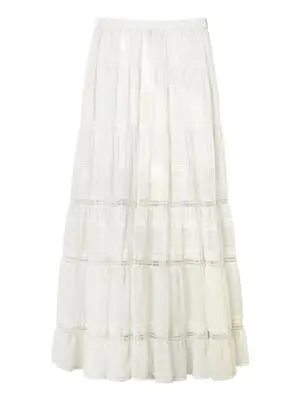 TWINSET Tiered Maxi Skirt