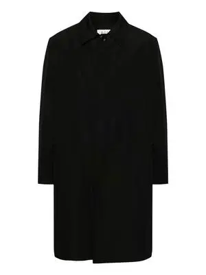 RÓHE Single-breasted Virgin Wool-blend Coat - Black