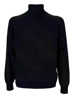 GRAN SASSO Roll-neck Jumper - Blue