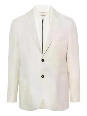 Corneliani Single-breasted Layered Blazer - Neutrals