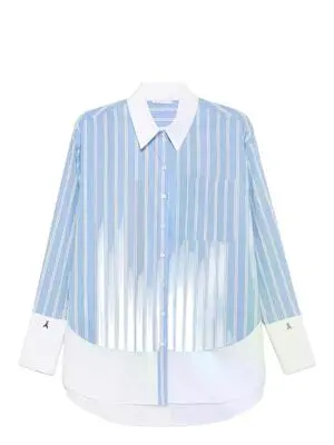 Patrizia Pepe Cotton Poplin Shirt - Blue