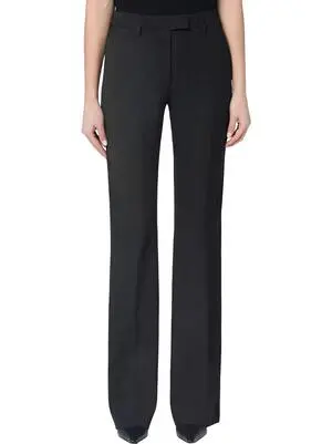 THELATEST Stretch Straight Trousers - Black
