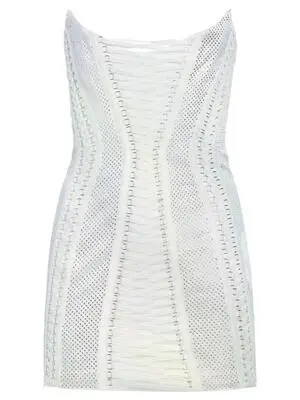 Retrofete Mireille Embellished Dress - White