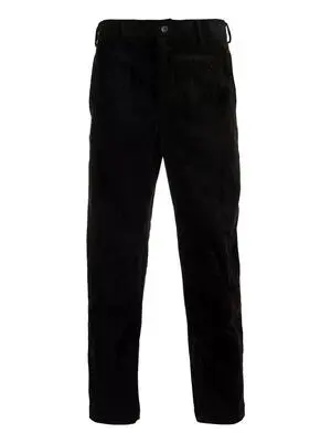 Comme Des Garçons Cropped Corduroy Trousers - Black