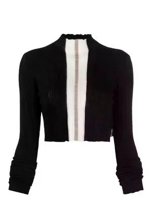 Palm Angels Mock-neck Cropped Jumper - Black