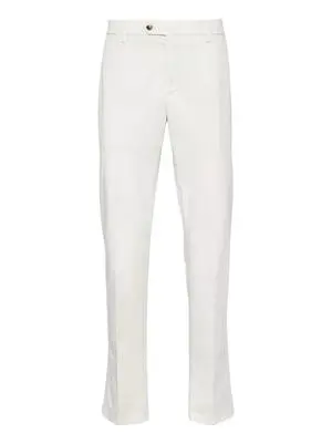 LARDINI Mid-rise Tapered Chinos - Neutrals