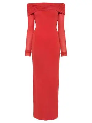 MANURI Amara Maxi Dress - Red