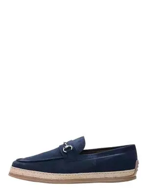 POCHE PARIS Suede Loafers - Blue