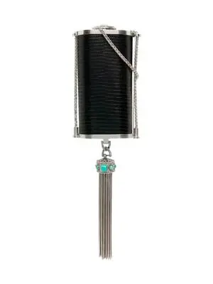 Roberto Cavalli Tassel-detail Shoulder Bag - Black